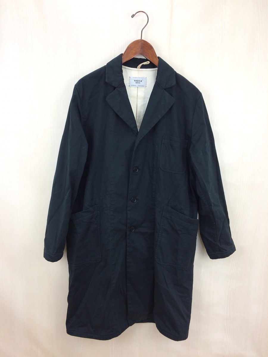YAECA ヤエカ/アトリエコート//M/コットン/BLK/155010(ステンカラーコート)｜売買されたオークション情報、yahooの商品情報をアーカイブ公開 - オークファン（aucfan ...