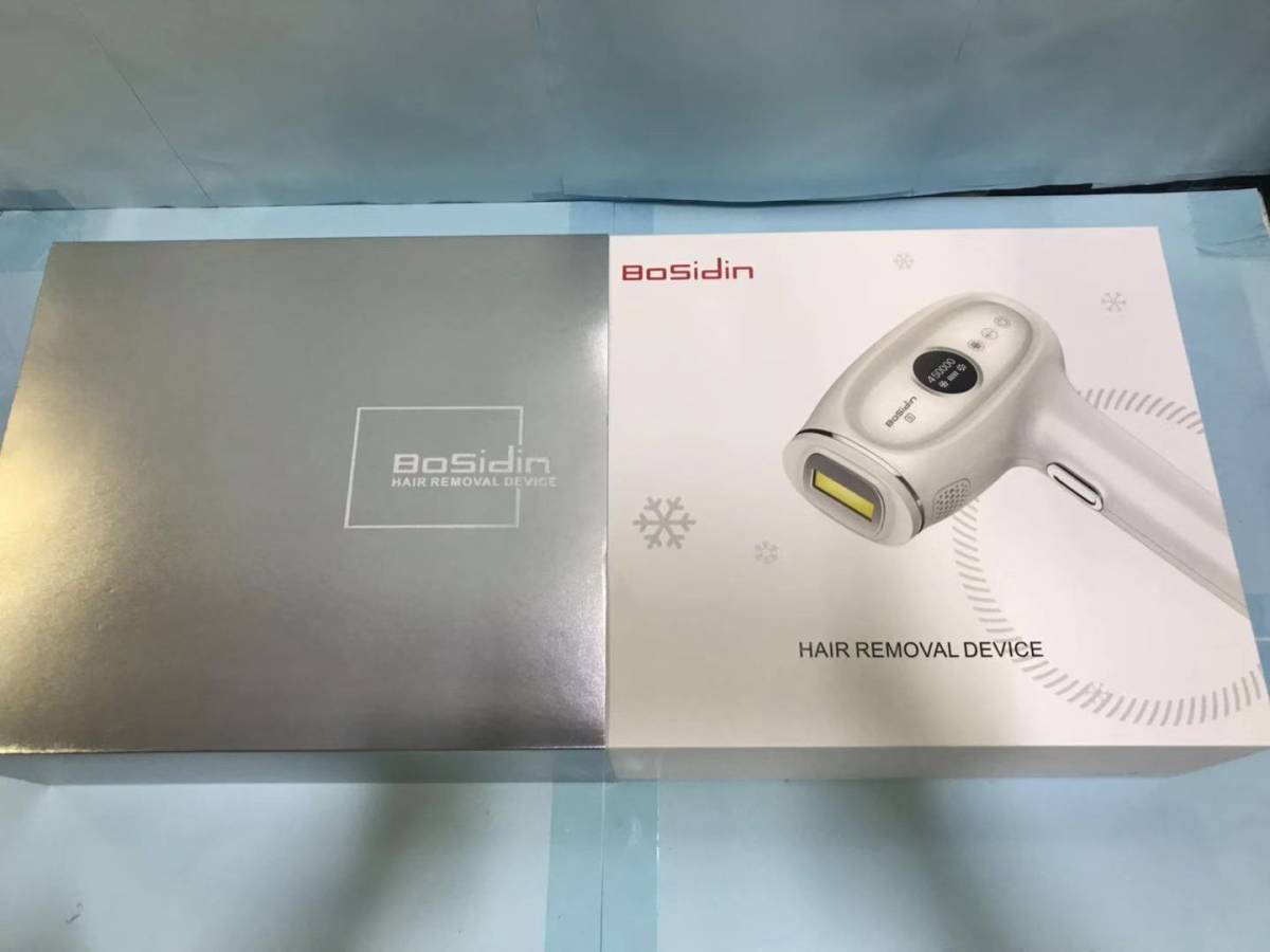 BoSidin 家庭用光脱毛器 2019機能レベルアップ スマートアイスipl光脱毛器 メンズ 男女兼用 45万発 自動連続照射(脱毛、除毛 ...
