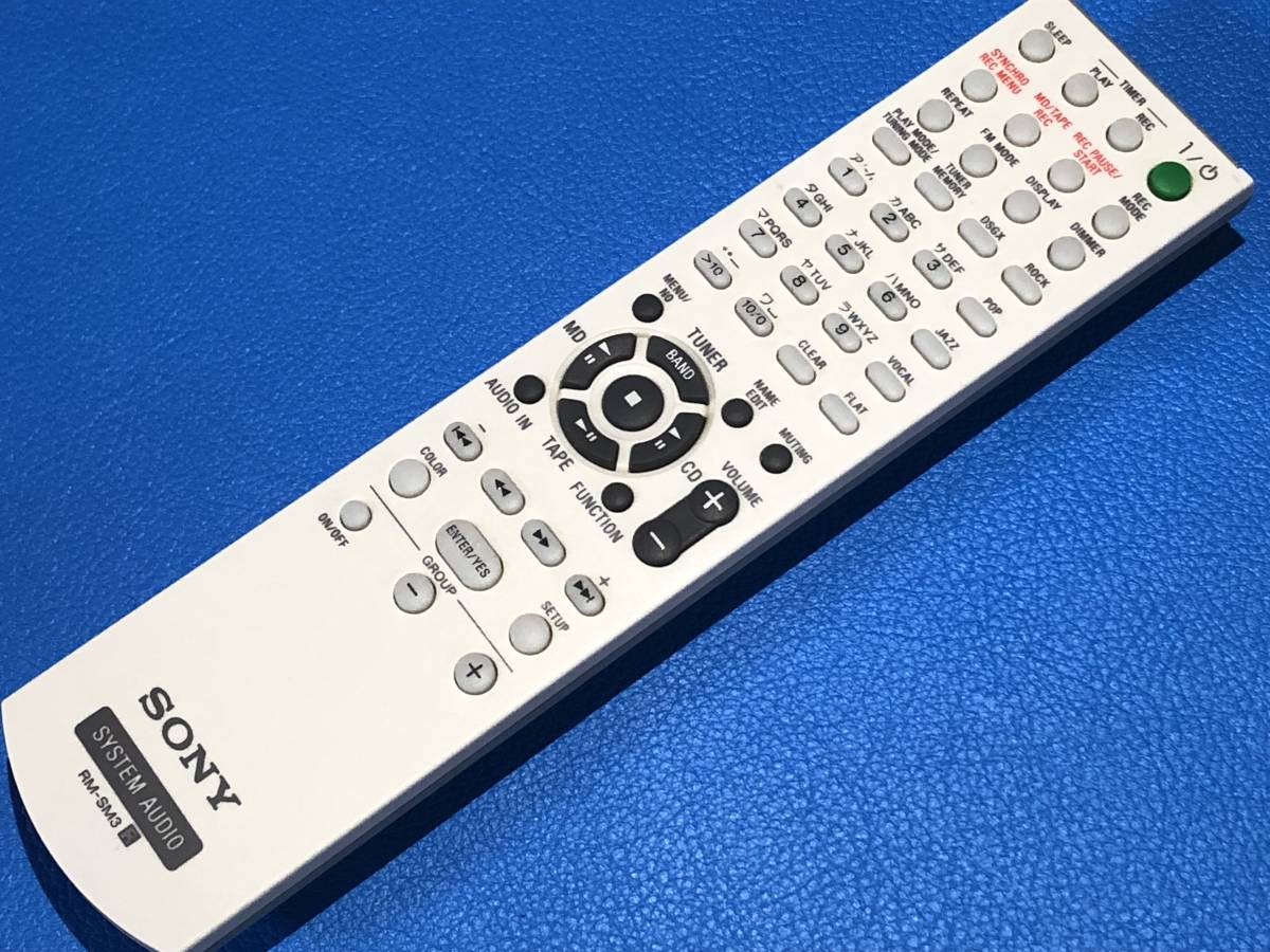 SONY オーディオ リモコン RM-SM3 CMT-M3 赤外線 安心の保証有 管理No C-234(リモコン)｜売買されたオークション情報 ...