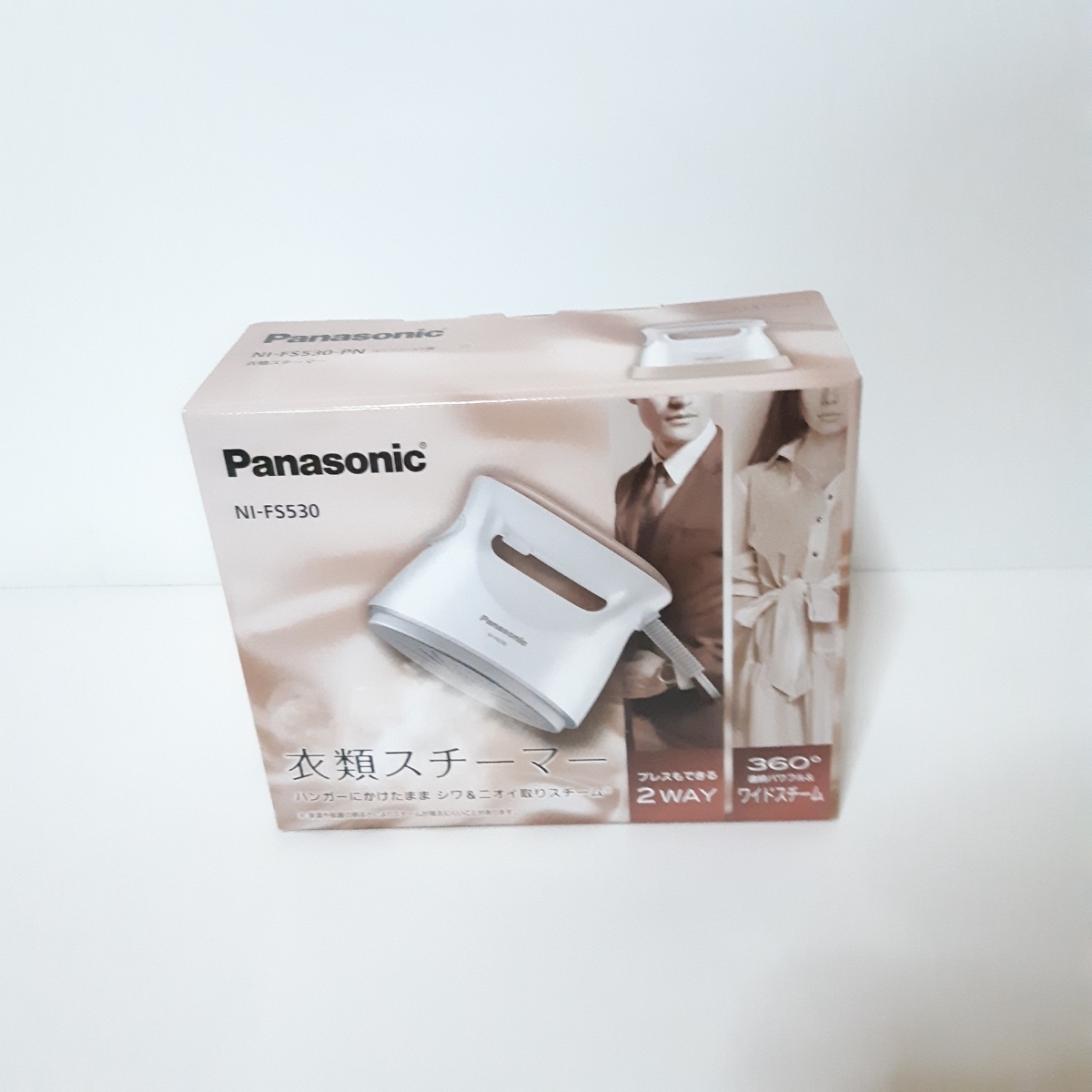 パナソニック 衣類スチーマー ピンクゴールド調 NI-FS530-PN(ハンディアイロン)｜売買されたオークション情報、yahooの商品情報を ...