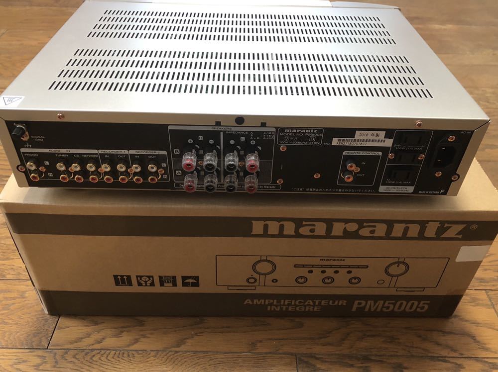 marantz プリメインアンプ シルバーゴールド PM-5005/FN 2018年製(マランツ)｜売買されたオークション情報、yahooの ...