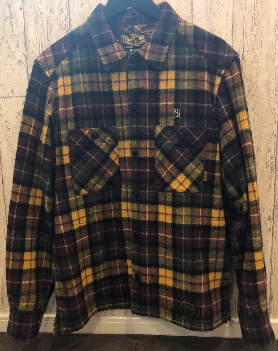 neighborhood 11aw dayton / wean-shirt.LS ウールシャツ チェックシャツ 長瀬 タキシン phazer ...
