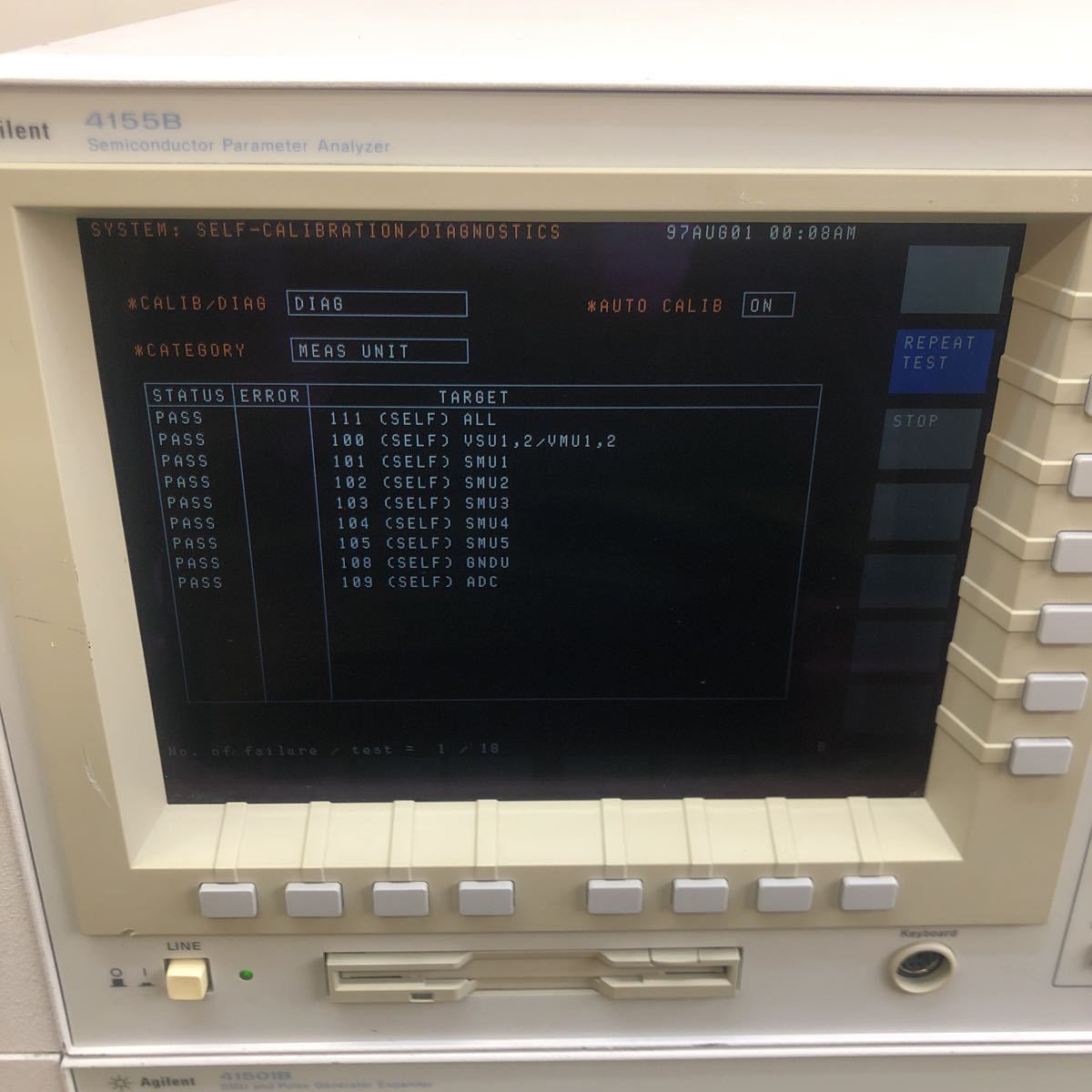 hp/Agilent 4155B Semiconductor Parameter Analyzer 41501B SMU and Pulse ...