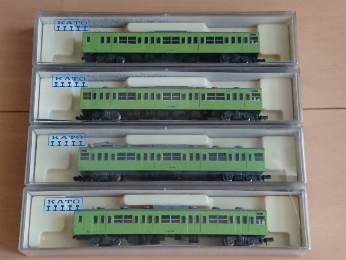 KATO カトー 103系 ウグイス クハ103 2両 モハ103 モーター車 モハ102 4両セット(通勤形電車)｜売買されたオークション情報、yahooの商品情報をアーカイブ公開 ...