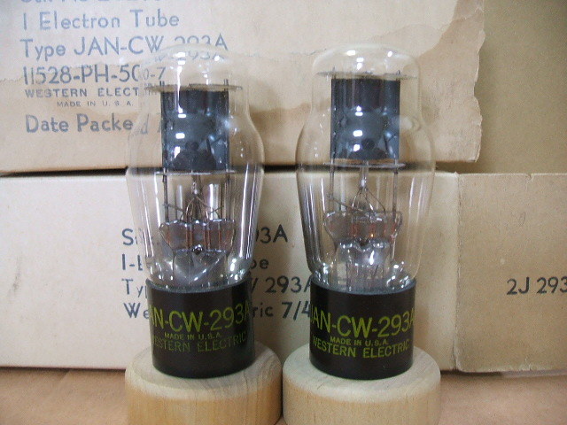 WESTERN ELECTRICの5極パワー管 293A 2本セット その2(真空管)｜売買されたオークション情報、yahooの商品情報を ...