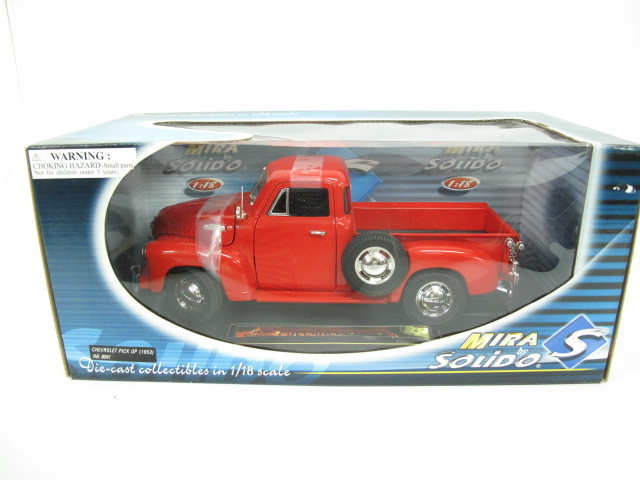 MIRA SOLIDO CHEVROLET PICK UP 1953 1:18 ダイキャストカー 1066(乗用車)｜売買されたオークション ...
