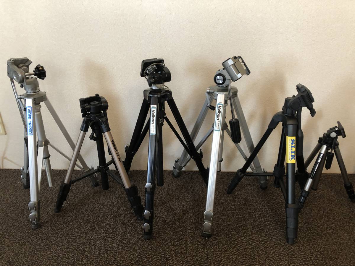 111027D-S カメラ 三脚 6点 VELBON CX444 SEF-3B SX-601 Victor TP-P4 SILK(三脚)｜売買 ...