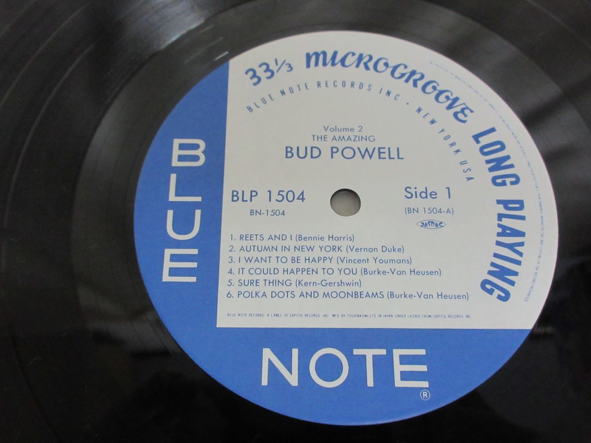 01 帯付 Bud Powell/バド パウエル/The Amazing Bud Powell Vol.2/LPレコード/国内盤/ジャズ/BN ...