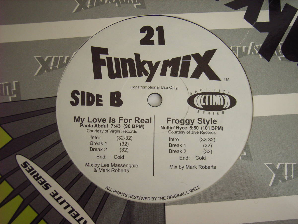 ULTIMIX SATELITE SERIES FUNKY MIX 21 A B /NOTORIOUS B.I.G. ONE MORE ...