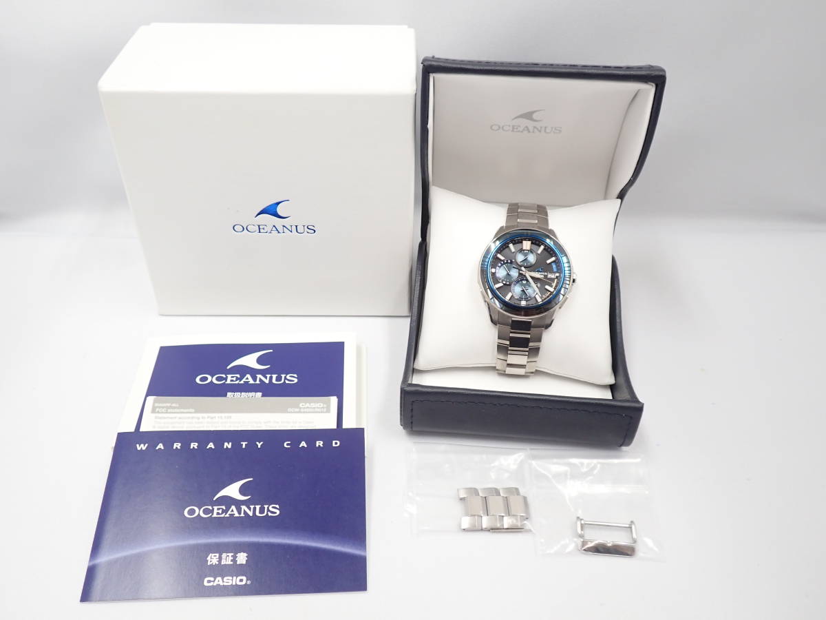 CASIO カシオ OCEANUS オシアナス OCW-S4000D 江戸切子 3000本限定 電波ソーラー 腕時計 メンズ(OCEANUS ...