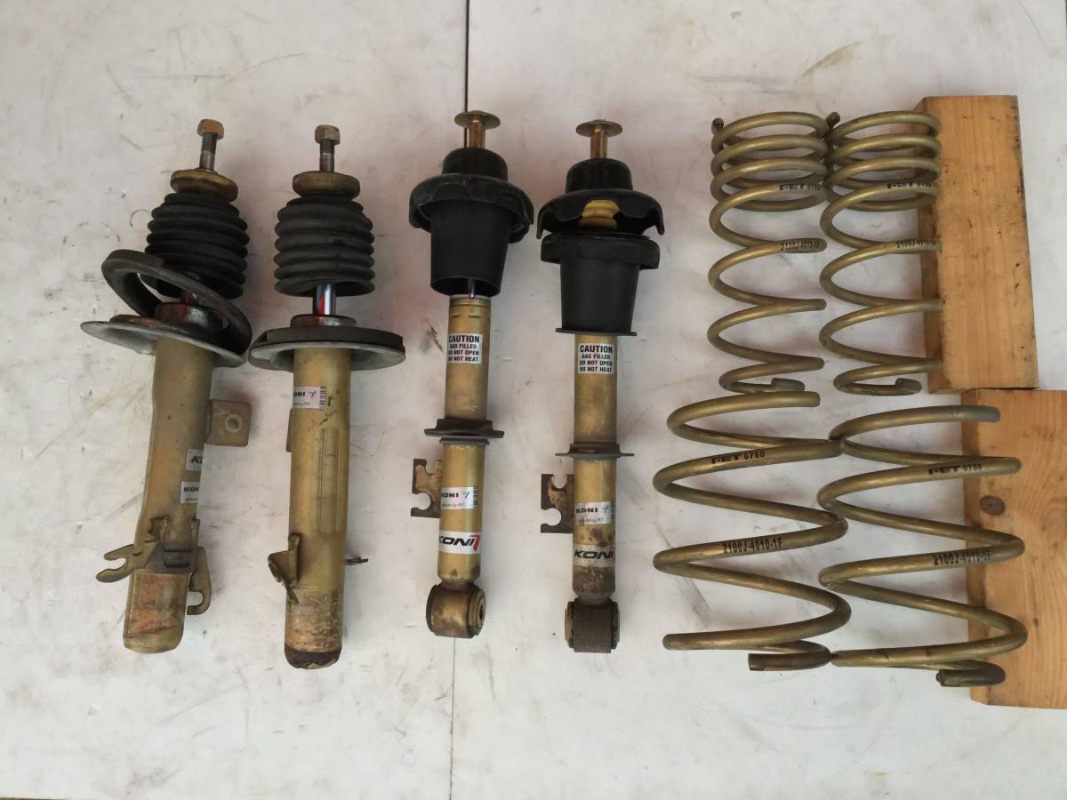 MINI R50 R52 R53 KONI FSD ショックアブソーバー FET スプリング サスペンション 1台分 ミニ クーパー コニ ...