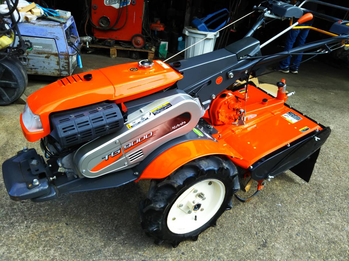 クボタ TG9000 テーラー 管理機 現行機種 綺麗 使用少ない 良品 買得 セル付き 8 5馬力(車体)｜売買されたオークション情報、yahooの商品情報をアーカイブ公開 - オークファン ...