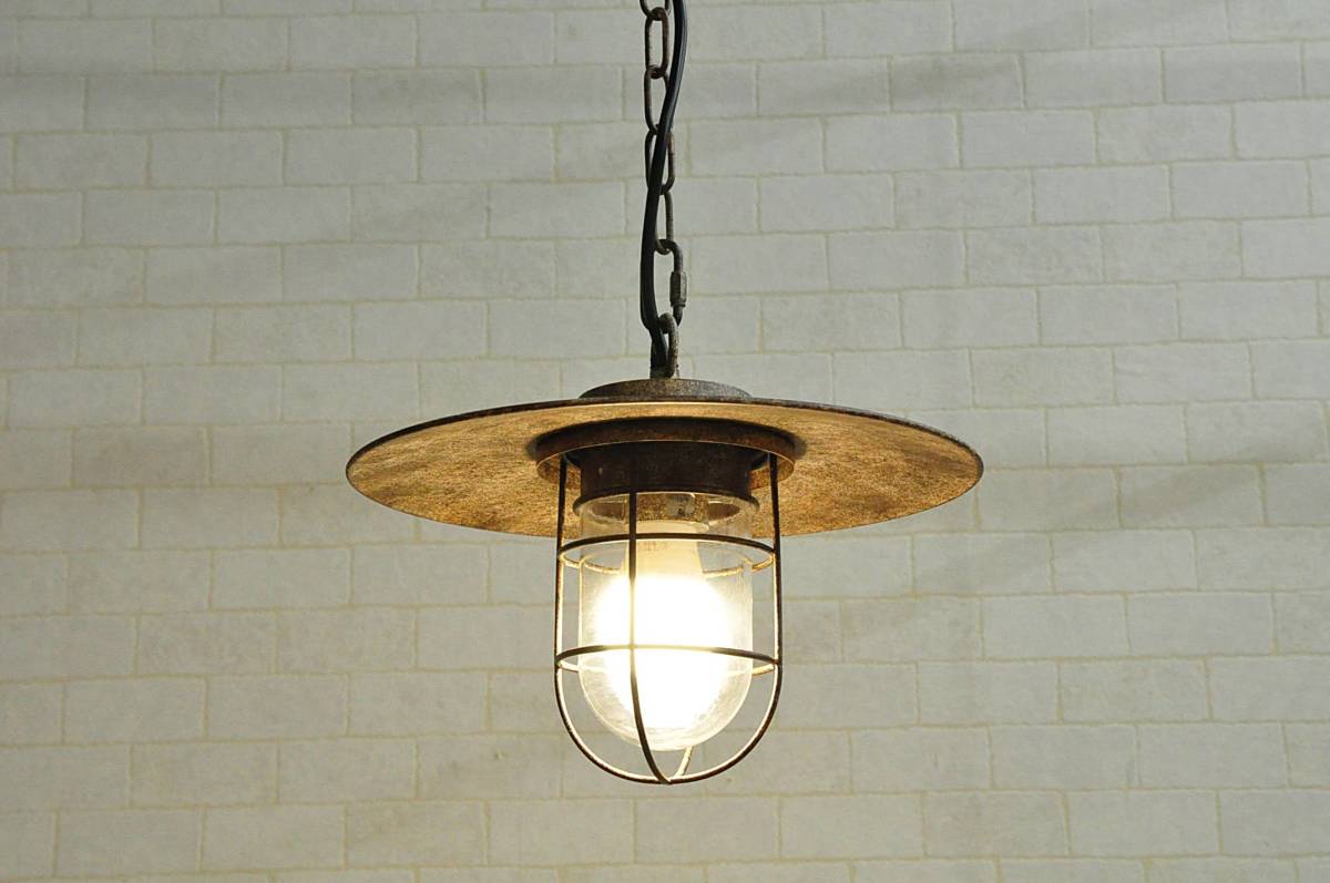 Eア2 P112808 展示 品 ハモサ SUNDISH ペンダントランプ GD-005 シャビーシック インダストリアル系 参考定価 ...