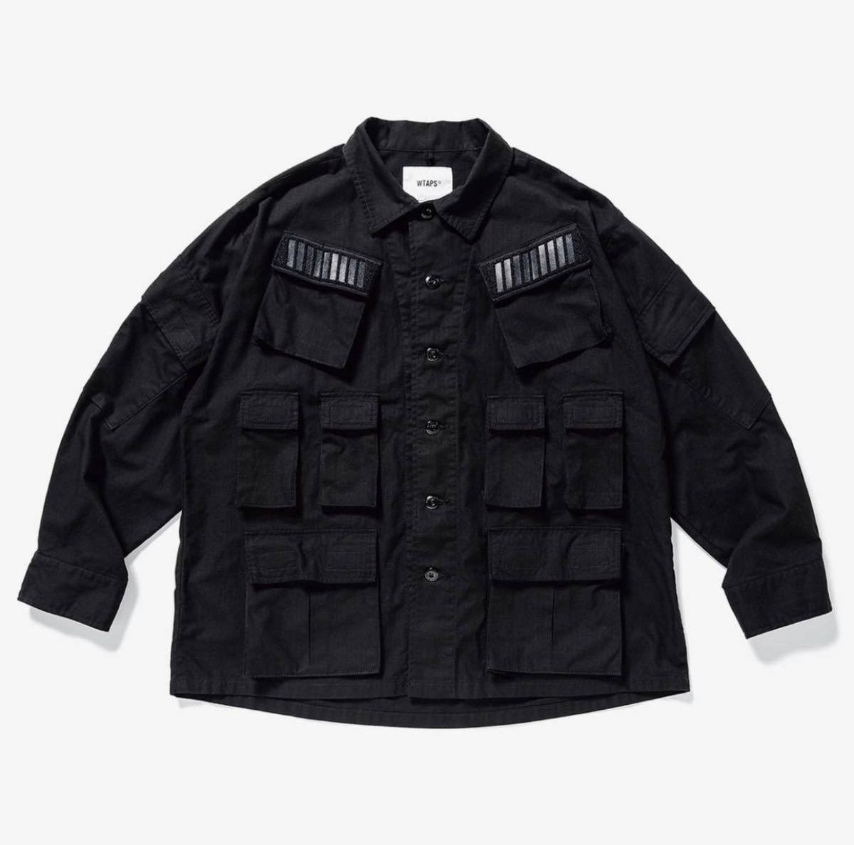 19AW WTAPS MODULAR LS 02 BK ブラック L サイズ モジュラー 長袖シャツ 迷彩 ダブルタップス JUNGLE SHIRT(ジャンパー、ブルゾン)｜売買された ...