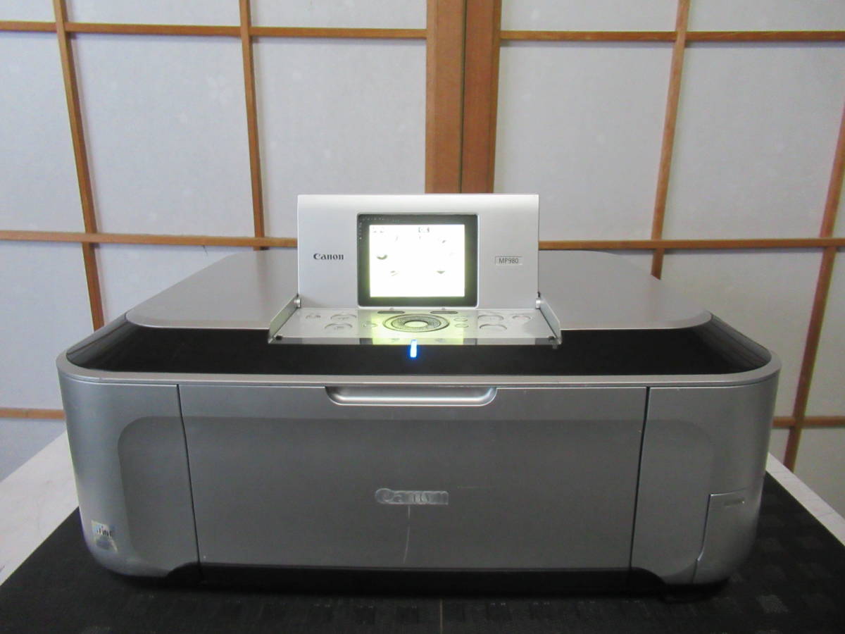CANON MP980 A4プリンタ 廃インク率 77.7％ 印刷枚数 4260枚 3222(キヤノン)｜売買されたオークション情報 ...