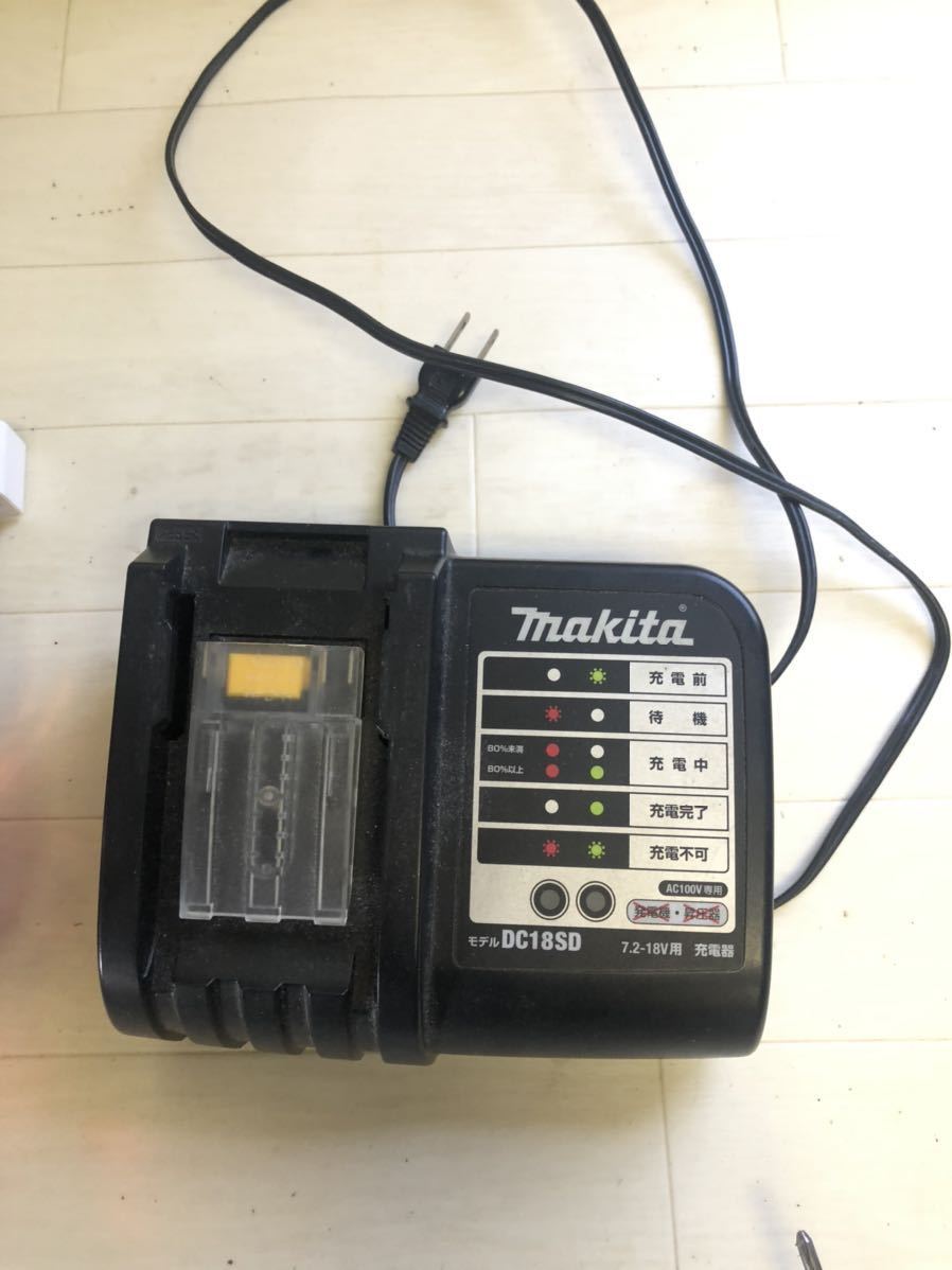 送料一律520円 makita マキタ makita DC18SD 充電器 7.2 18V(その他)｜売買されたオークション情報、yahooの ...