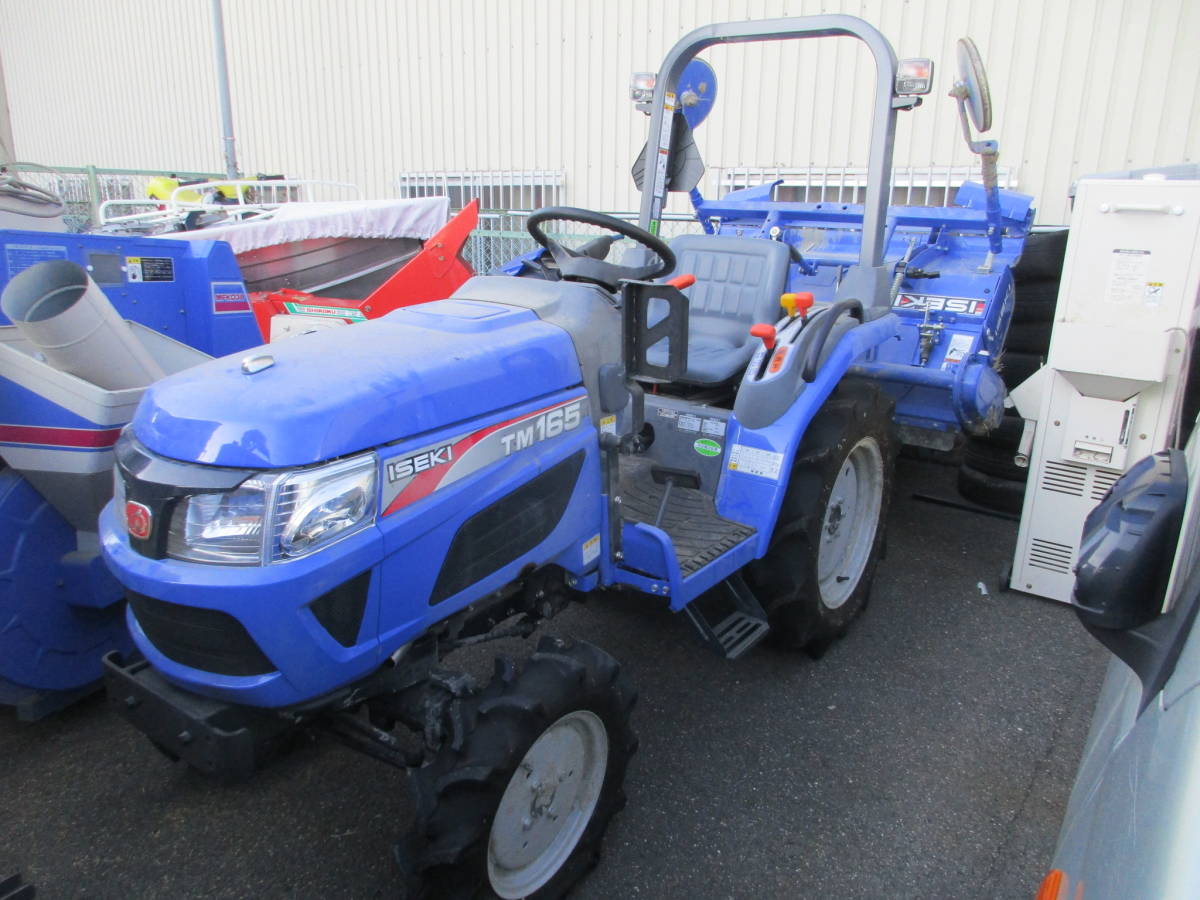 大阪HM1112 トラクター イセキ TM165 T1484 リニアシフト バックアップ 安全フレーム スーパーフルターン 11.2Hour ...
