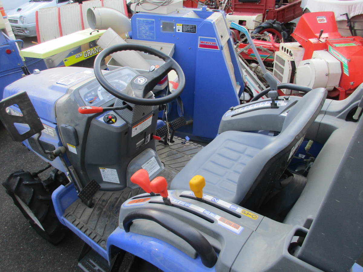 大阪HM1112 トラクター イセキ TM165 T1484 リニアシフト バックアップ 安全フレーム スーパーフルターン 11.2Hour ...