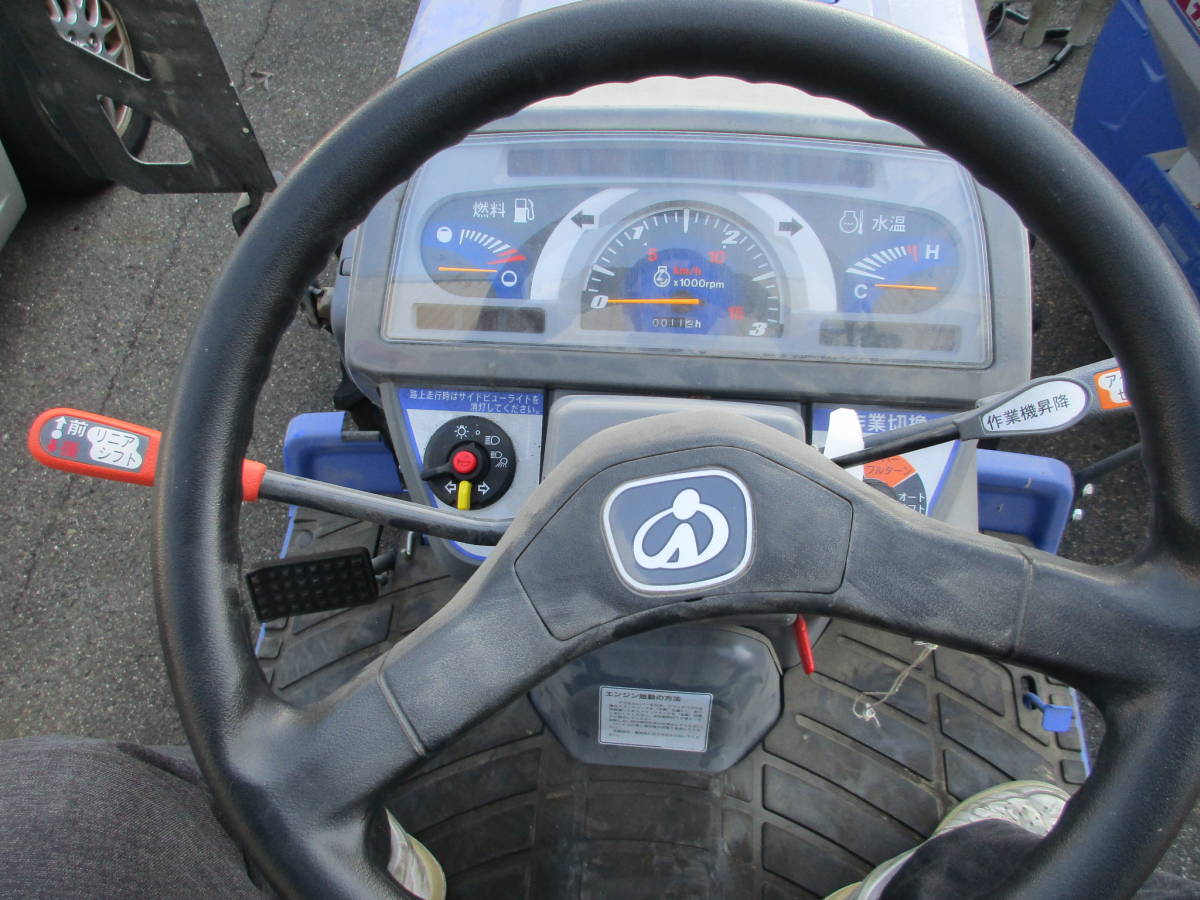 大阪HM1112 トラクター イセキ TM165 T1484 リニアシフト バックアップ 安全フレーム スーパーフルターン 11.2Hour ...