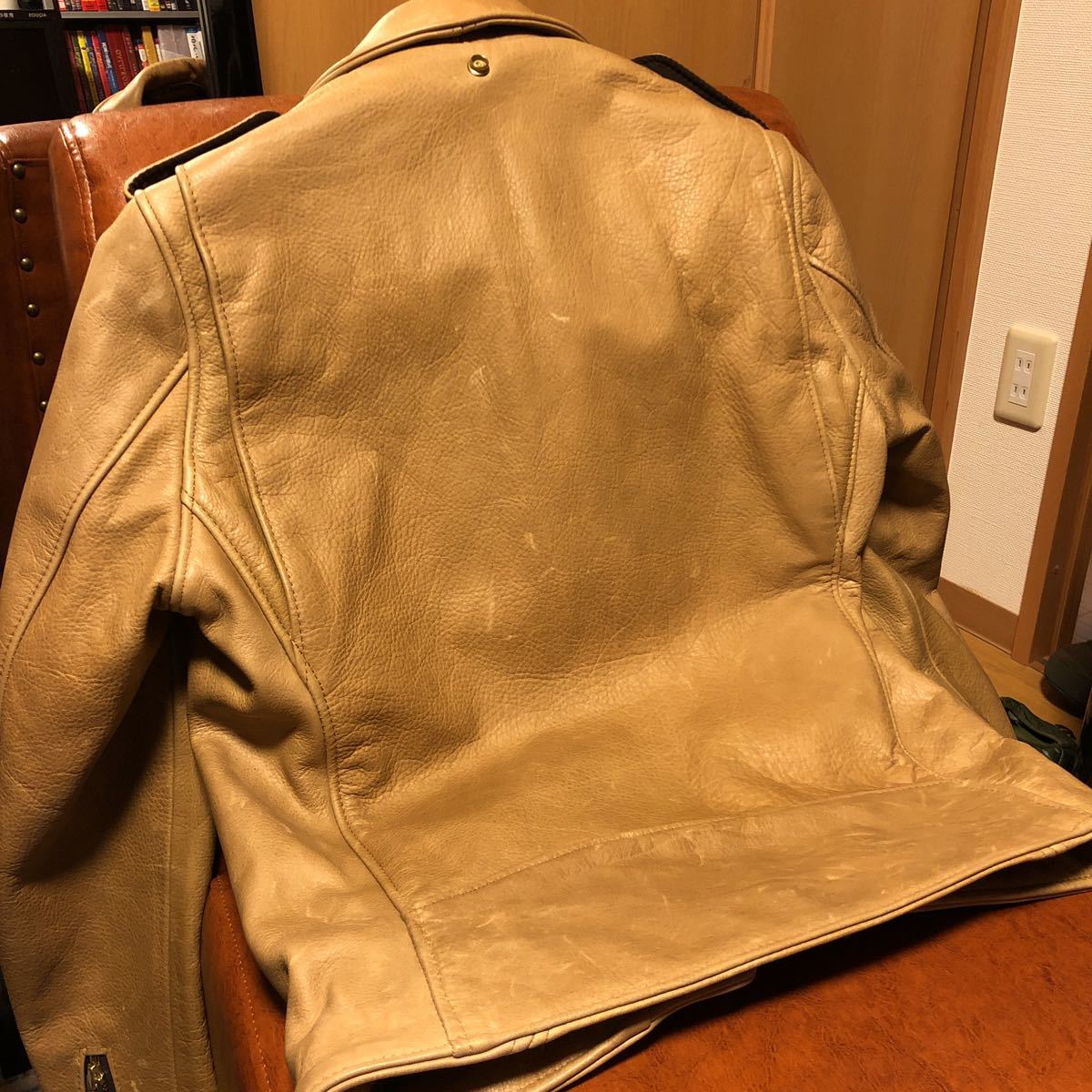 Schott/ショット ワンスター ライダースジャケット 513UST 34 タン TAN プチカスタム レザージャケット(ライダースジャケット)｜売買されたオークション情報、yahooの商品 ...