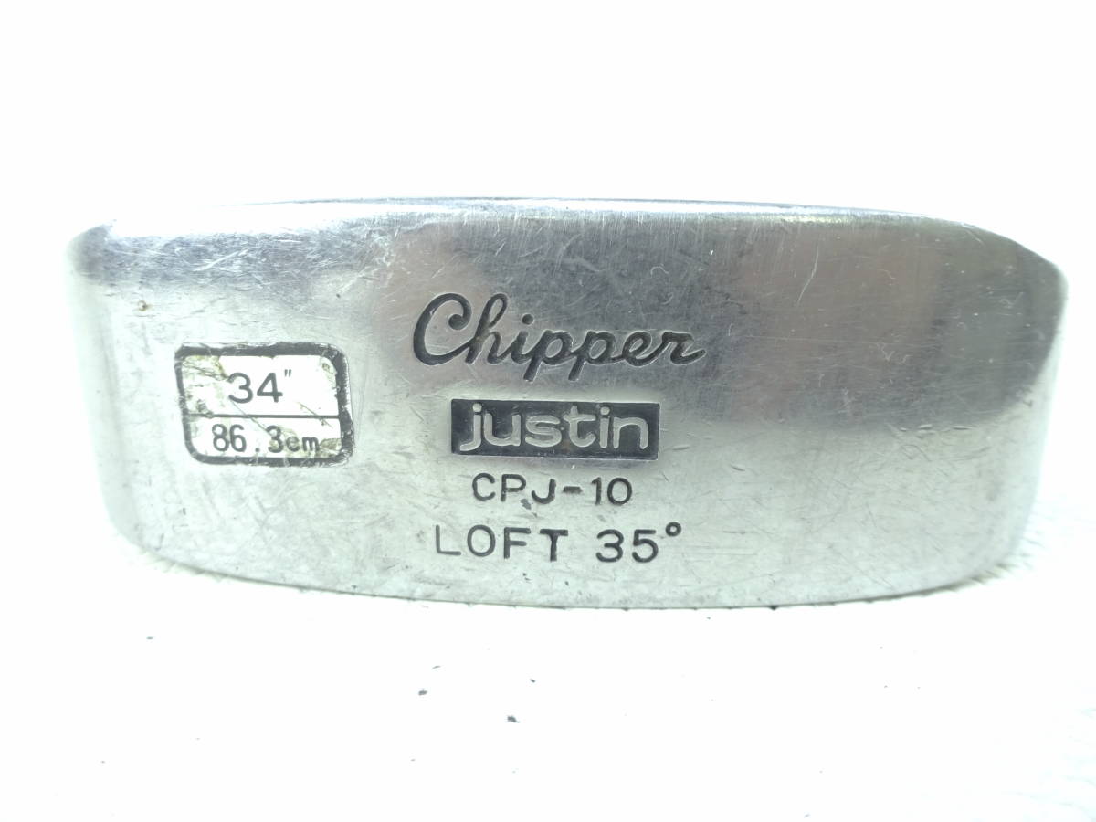 justin CPJ-10 チッパー 35° 純正スチールシャフト J493 レア 激安 ラスト1(その他)｜売買されたオークション情報 ...