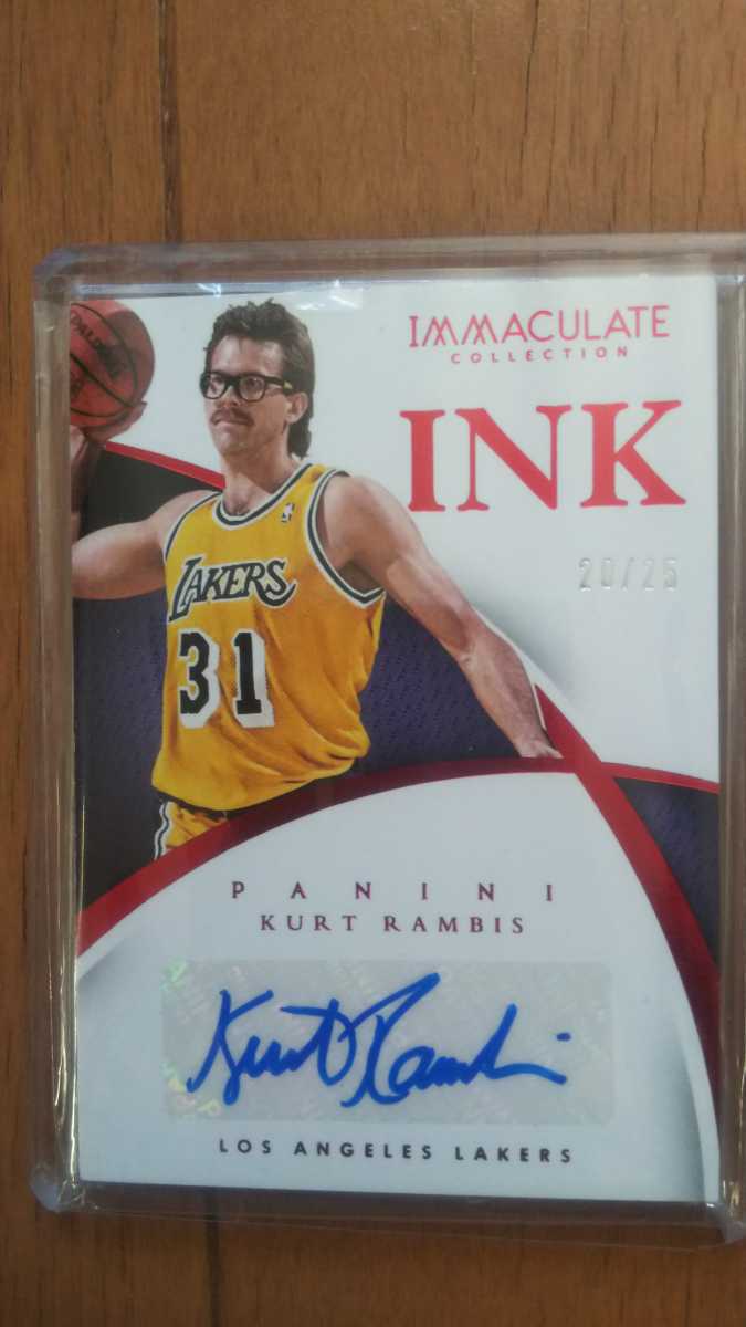 KURT RAMBIS 2014 IMMACULATE INK/25シリアル LAKERS(その他)｜売買されたオークション情報、yahooの ...