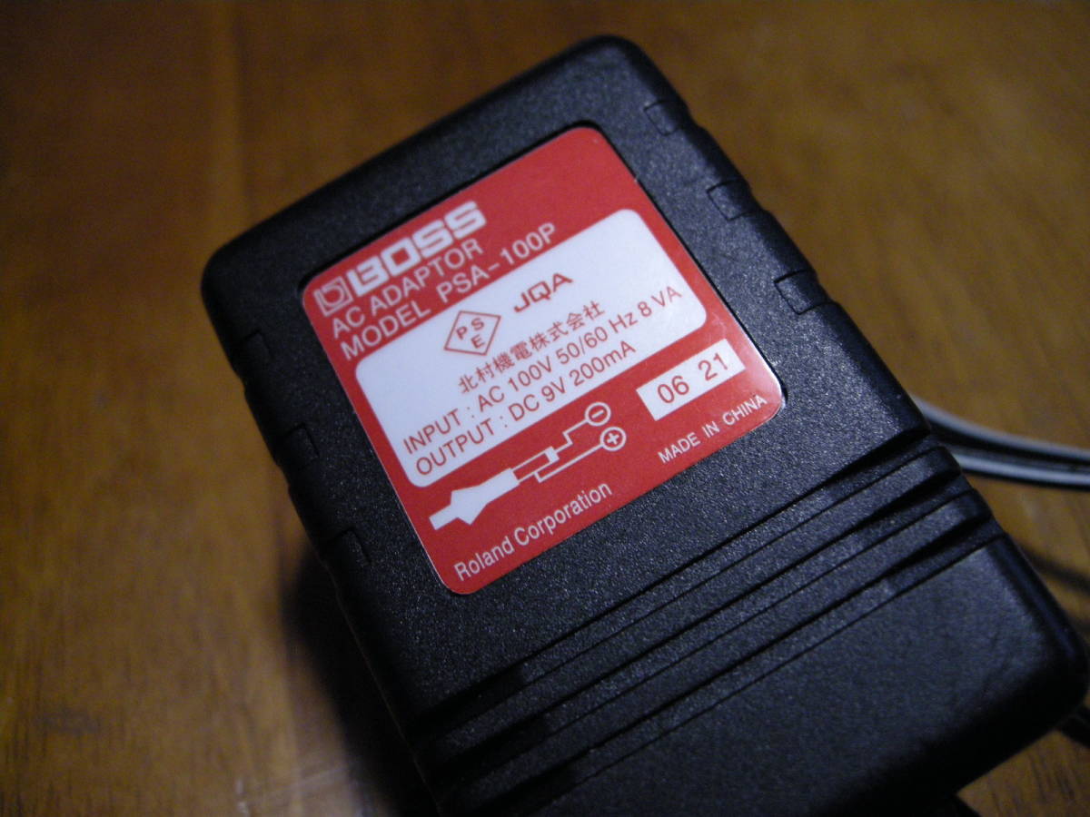 BOSS PSA-100P PSA-100 PSA100 DC9V センターマイナス ACアダプター(その他)｜売買されたオークション情報 ...