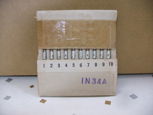 自作ラジオに 日立のゲルマニウムダイオード 1N34A 10個(アンティーク)｜売買されたオークション情報、yahooの商品情報をアーカイブ公開 - オークファン（aucfan.com）