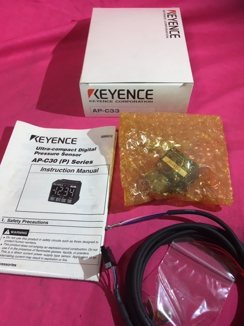 KEYENCE キーエンス AP-C30 PRESSURE SENSOR プレッシャーセンサー 取説付き(その他)｜売買されたオークション情報 ...