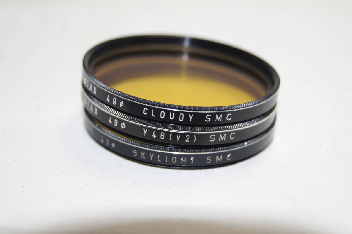 ASAHI PENTAX 49mm smc SKYLIGHT + CLOUDY + Y48 Y2 / FA069(保護)｜売買されたオークション情報、yahooの商品情報をアーカイブ公開 ...
