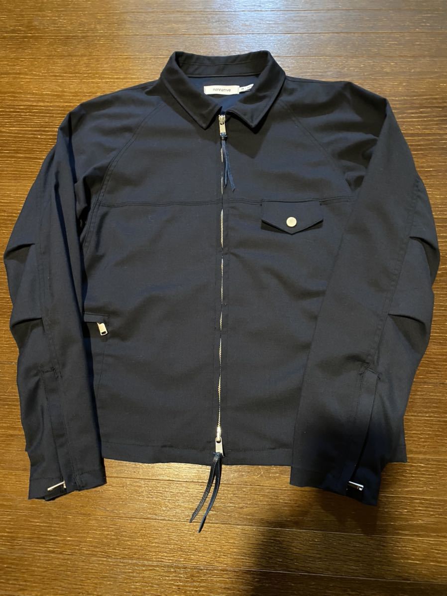 nonnative RIDER JACKET P/R/P DOUBLE CLOTH STRETCH NAVY 2 vendor hobo 19 20 ジャケット(ジャケット、上着)｜売買された ...