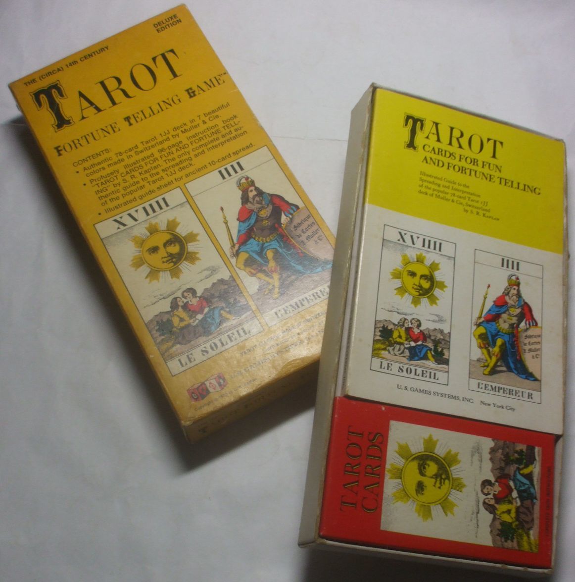 タロット カード セット/1JJ Tarot Cards Deluxe Edition/米国US GAMES製/1970年(洋書)｜売買された ...