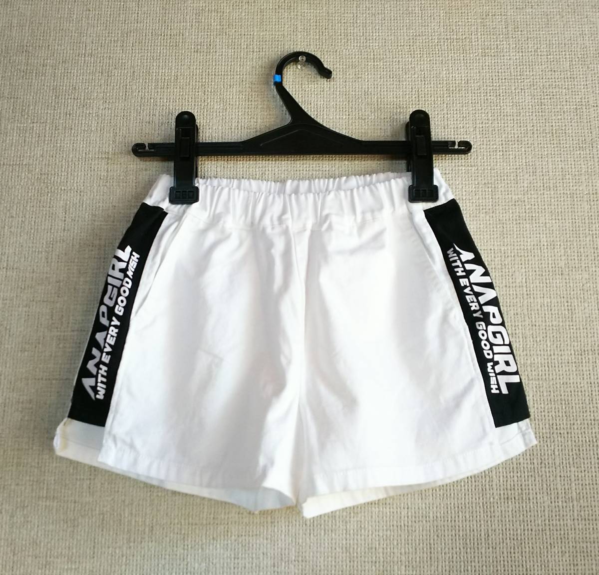 ANAP GIRL 良品 ホワイトデニムショートパンツ M 150 160(150（145～154cm）)｜売買されたオークション情報、yahooの商品情報をアーカイブ公開 - オークファン ...