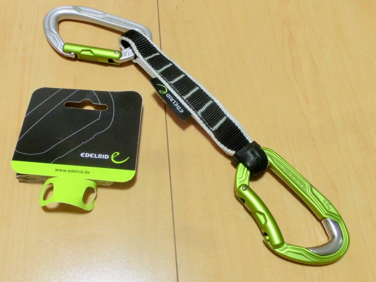 1円- エーデルリッド edelrid QD ヌンチャク クイックドロー 18cm Bulletproof set ブレットプルーフ 定価約5千円 クライミング用 3(ロッククライミング ...