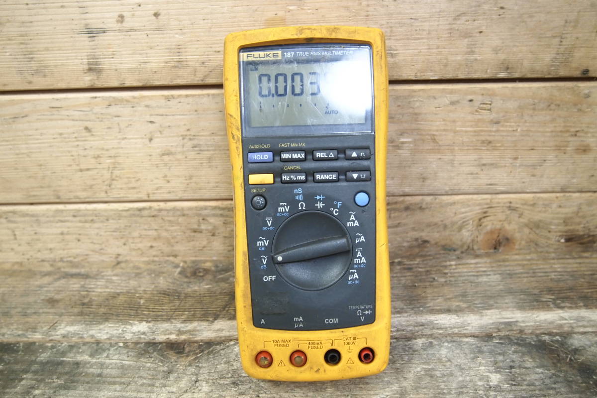 FLUKE フルーク 187 TRUERMS MULTIMETER マルチメーター テスター(電気計測器)｜売買されたオークション情報 ...