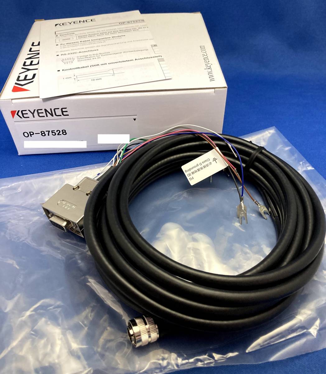 KEYENCE OP-87528 SR-2000シリーズ制御ケーブル NFPA79対応D-Sub9ピン付き 5m(電材、配電用品)｜売買された ...