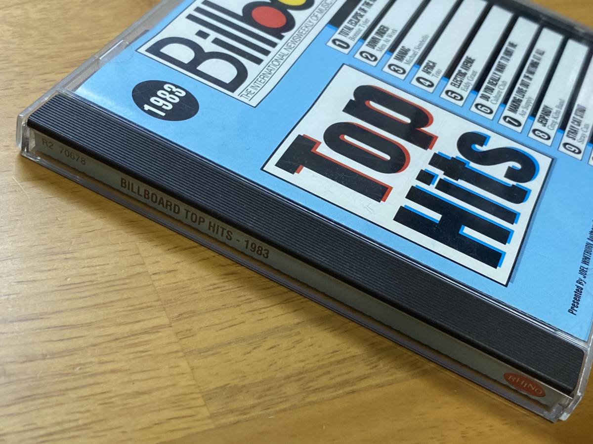 80s US盤コンピCD ビルボード トップ ヒッツ BILLBOARD TOP HITS 1983 MICHAEL SEMBELLO ...