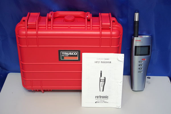 rotronic ロトロニック ハンディタイプ デジタル温湿度計 HP21 取説 ケース付属 山151S(環境測定器)｜売買されたオークション ...