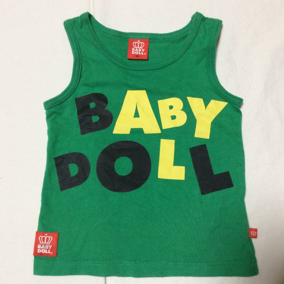 5 BABY DOLL ベビードール タンクトップ 90cm グリーン 送140円(90（85～94cm）)｜売買されたオークション情報 ...