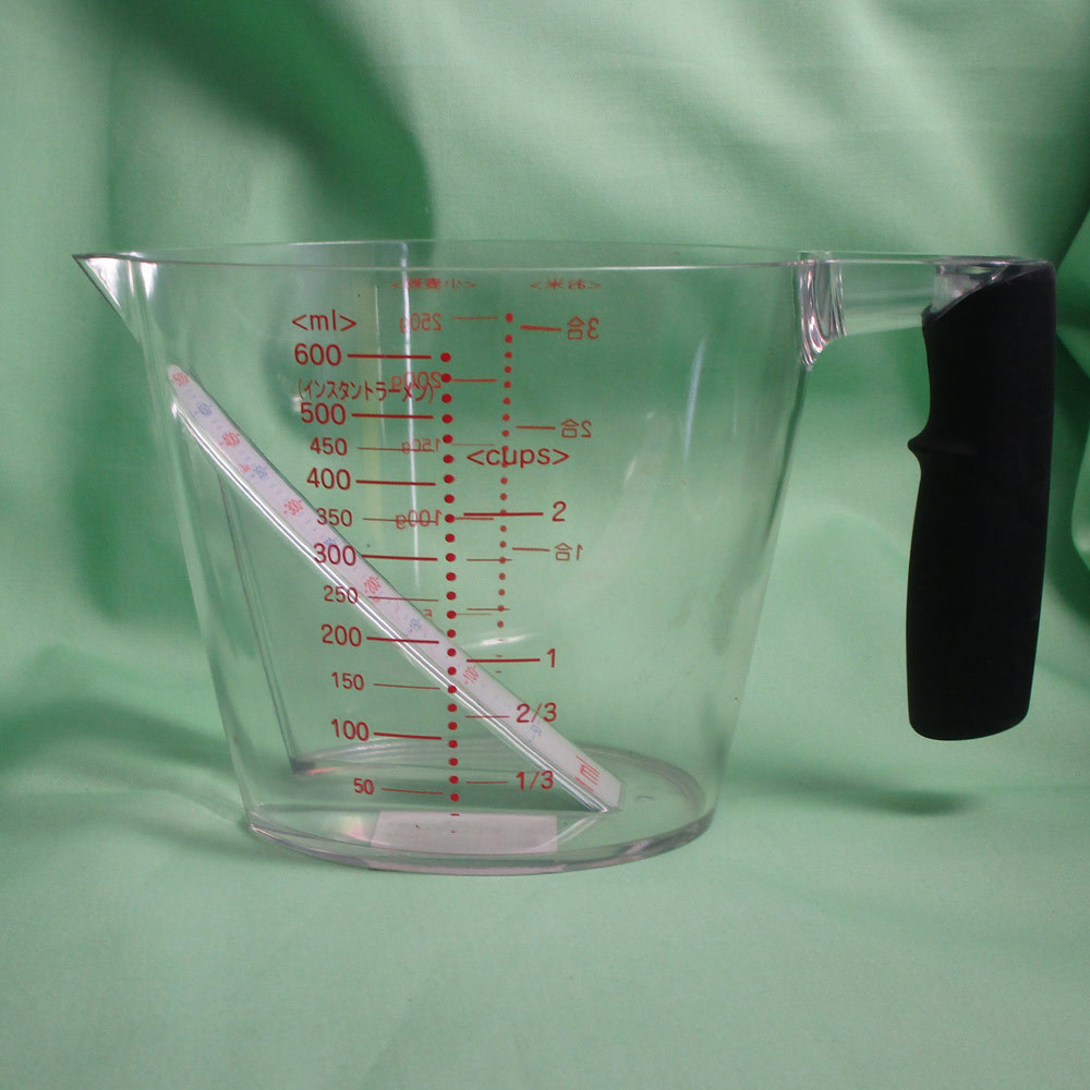 #1247 新古品 具印 レンジ 湯沸かし きる見やすい計量カップ600ml(計量カップ)｜売買されたオークション情報、yahooの商品情報をアーカイブ公開 - オークファン（aucfan.com）