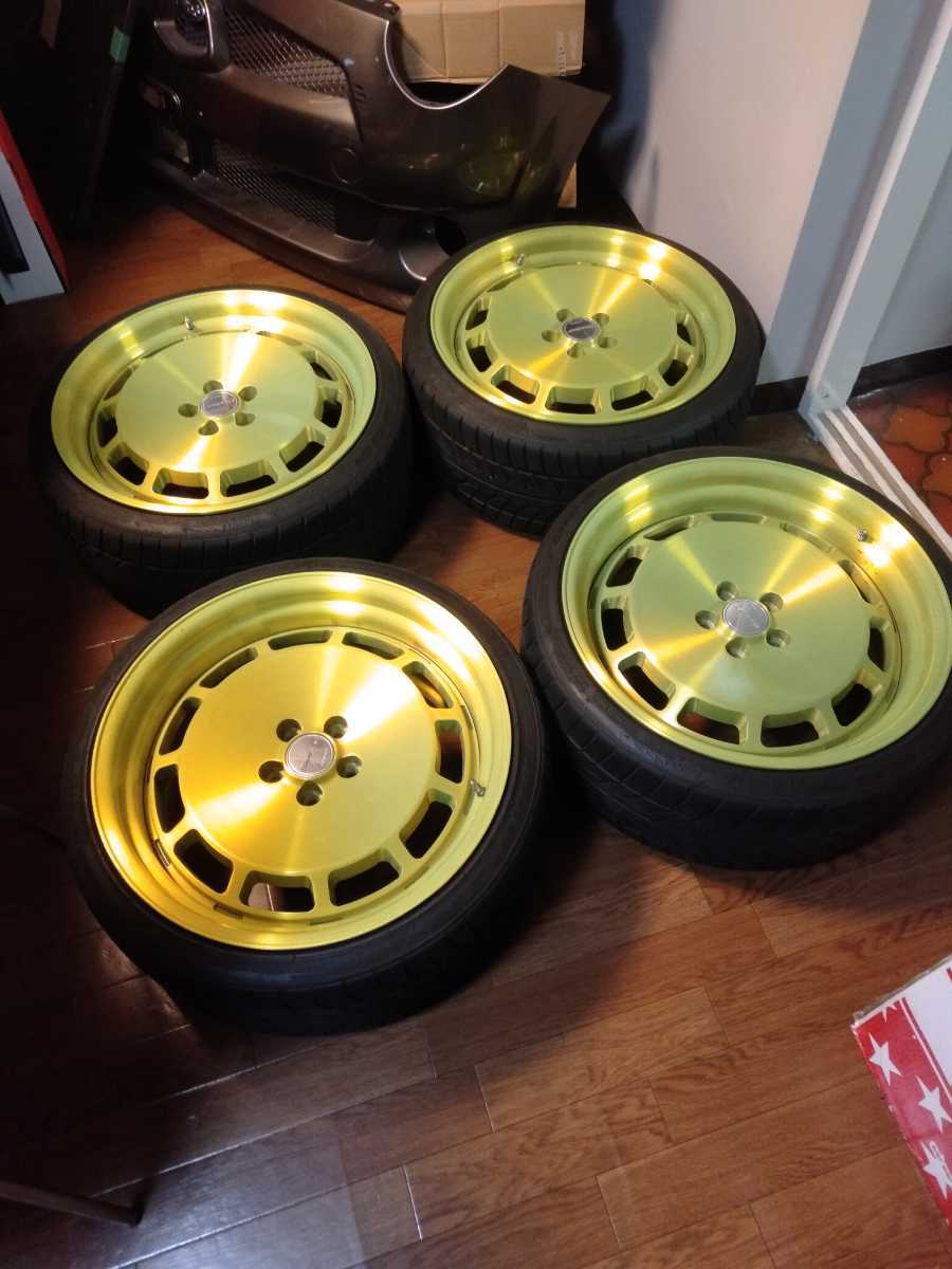 WORK SEEKER DX ワーク シーカー 18インチ 8.5jj ＋33 Rディスク ＋24 Aディスク PCD100 5穴 5H ...