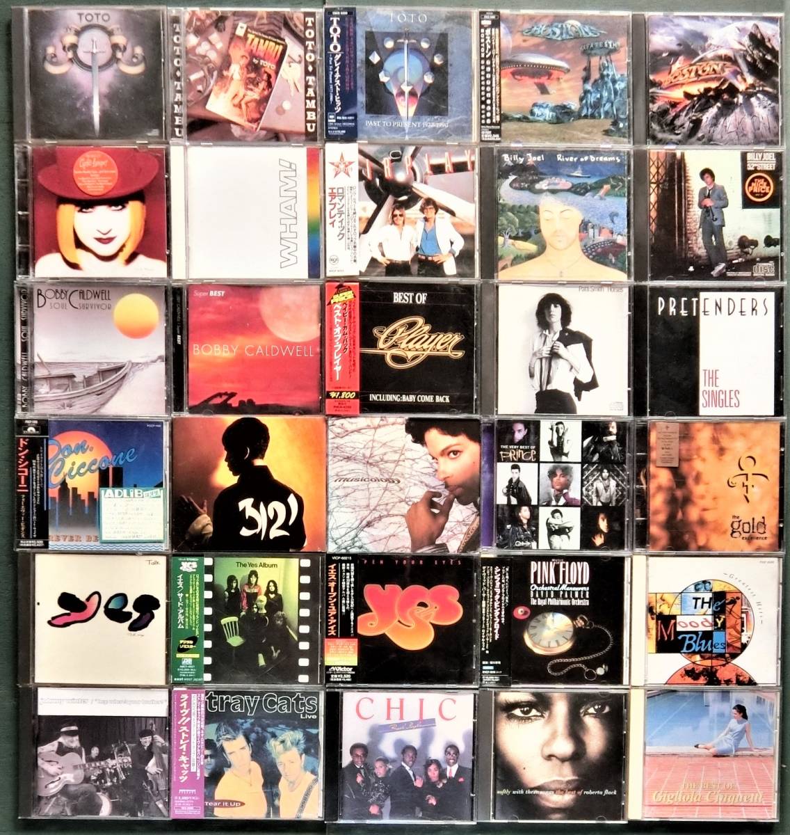 70's 80'sのCD60枚セット TOTO BOSTON Prince yes スティービーワンダー ほか(その他)｜売買された ...