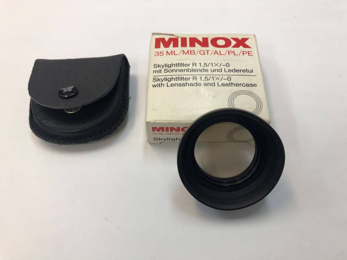 MINOX 35 スカイライトフィルター フード付き ミノックス ML/MB/GT/AL/PL/PE(その他)｜売買されたオークション情報 ...