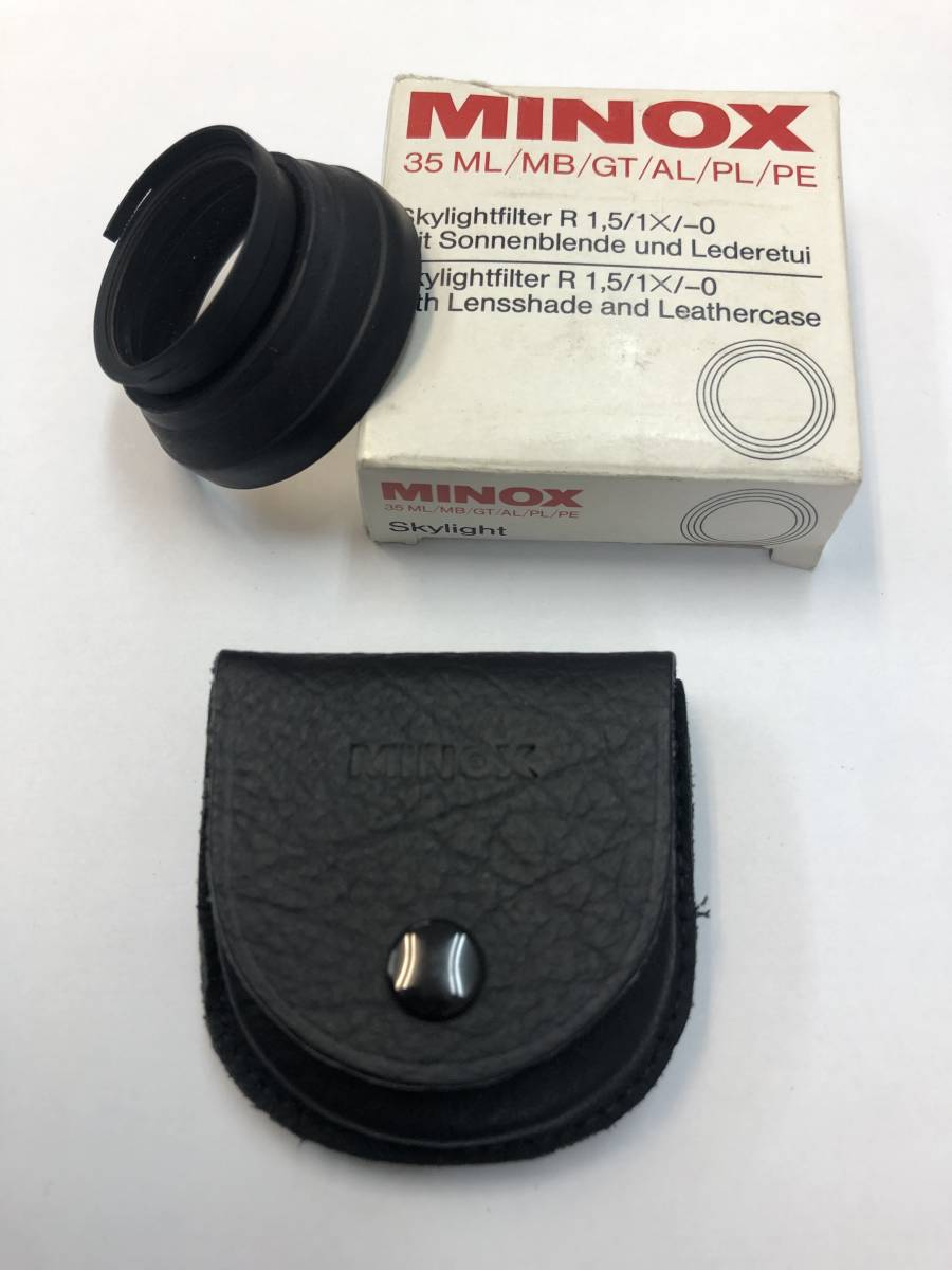 MINOX 35 スカイライトフィルター フード付き ミノックス ML/MB/GT/AL/PL/PE(その他)｜売買されたオークション情報 ...