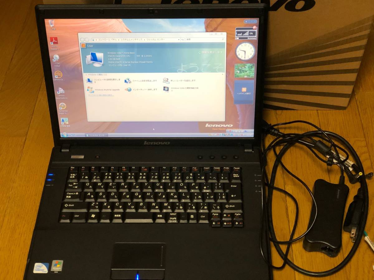ノートPC Lenovo G530 4446-22J Celeron 900 2.2GHz 2GB RAM HDD160GB Windows ...
