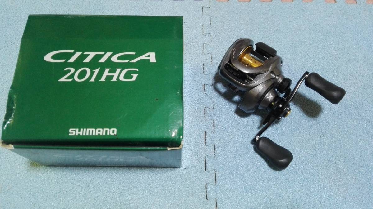 メンテナンス済み シマノ 15 シティカ 201 HG SHIMANO CITICA 14 スコーピオン の兄弟モデル LEFT 左 ハイギヤ ...