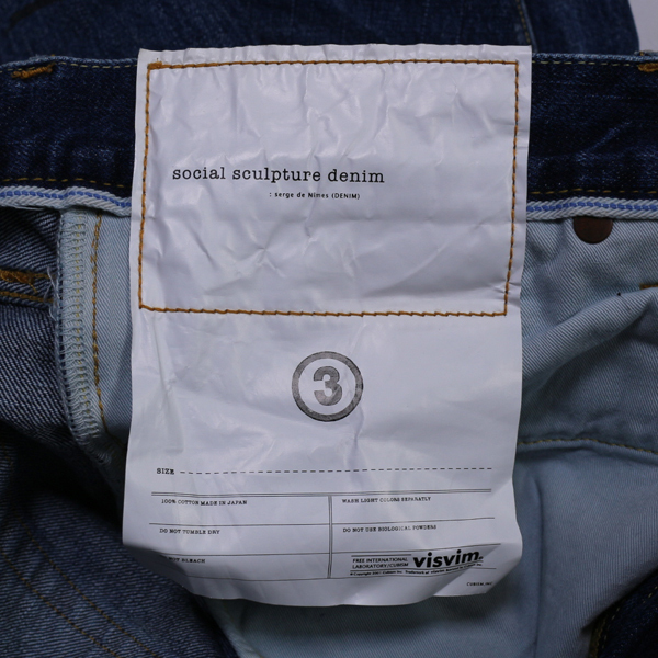 極 17aw visvim SOCIAL SCULPTURE DRY DENIM DRY4 3(ボトムス)｜売買されたオークション情報、yahooの商品情報をアーカイブ公開 - オークファン ...