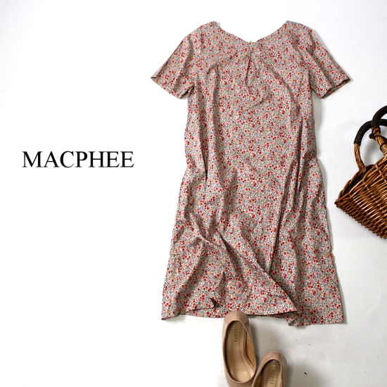 トゥモローランド マカフィー MACPHEE 100％ コットン シャツ生地 可愛い花柄 夏 ワンピース 38号 M 20D08(ワンピース)｜売買されたオークション情報、yahooの商品情報 ...