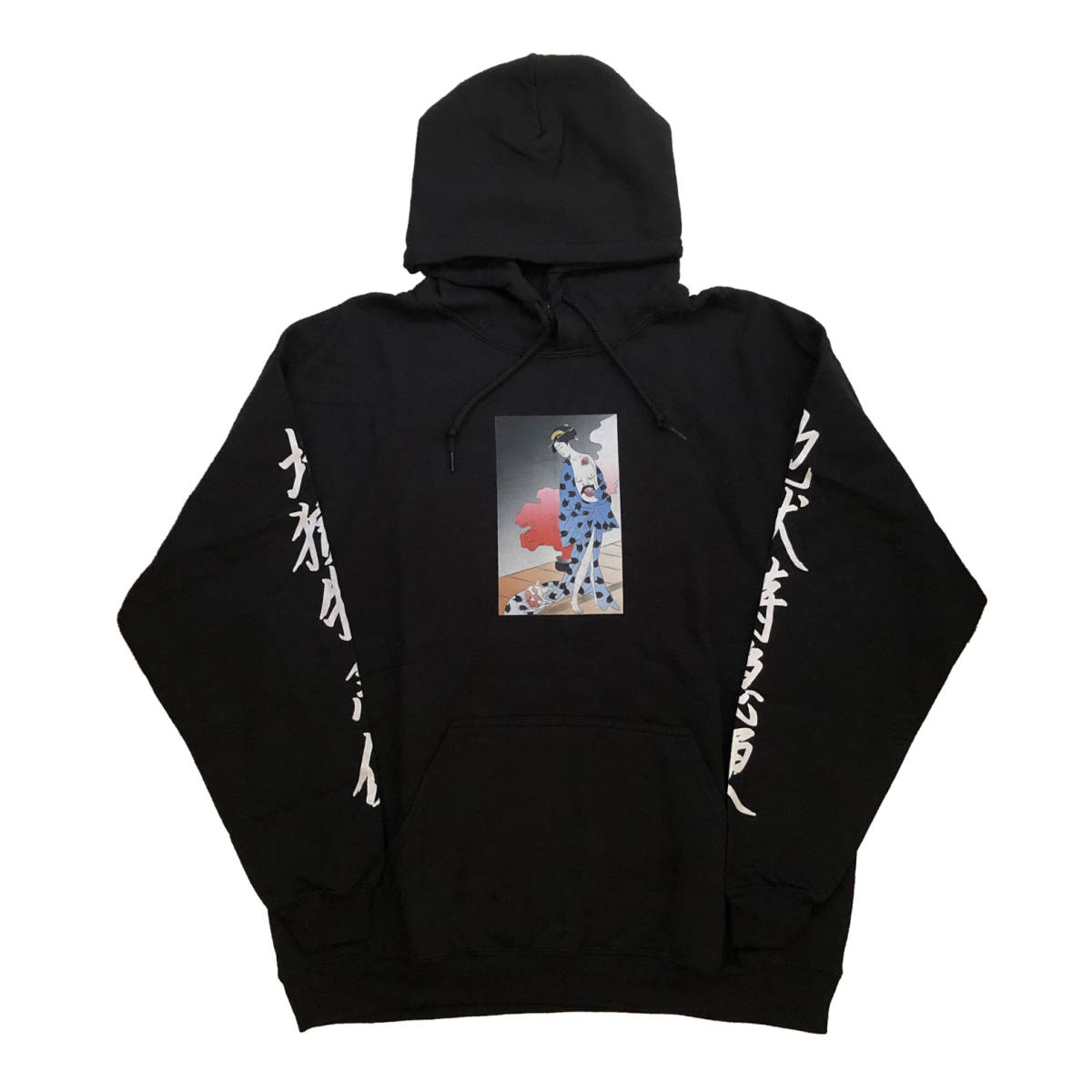 DELIVERY HELLS / F-LAGSTUF-F 19AW-DH-06 地獄特急便 / パーカー Lサイズ ブラック / デリバリーヘルズ フラグスタフ 和柄 浮世絵(Lサイズ)｜売買 ...