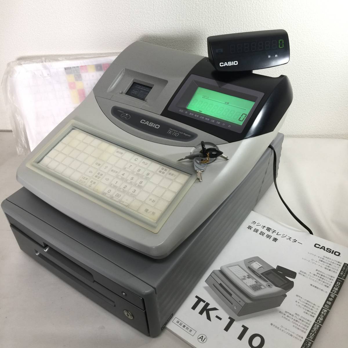 CASIO 電子レジスター TK-110/カシオ(レジスタ)｜売買されたオークション情報、yahooの商品情報をアーカイブ公開 ...